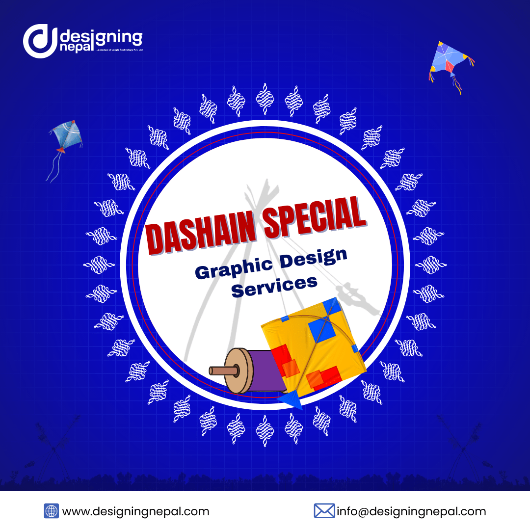 Festive Dashain Decor: Graphic Design Services. - Designing Nepal